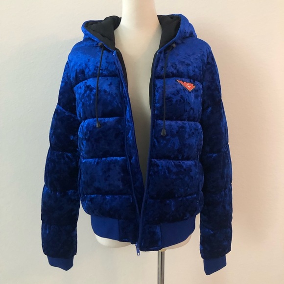 Pony | Jackets & Coats | New Pony X Forever 2 Collaboration Blue Velvet ...